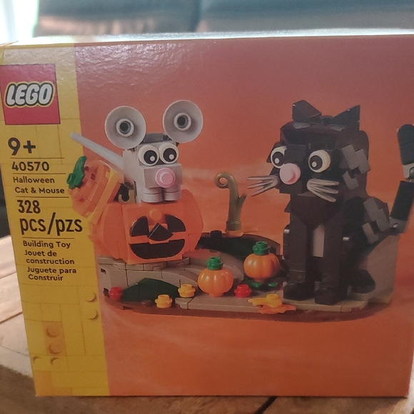 Lego | Toys | Nwt Lego 4570 Halloween Black Cat And Gray Mouse Set ...